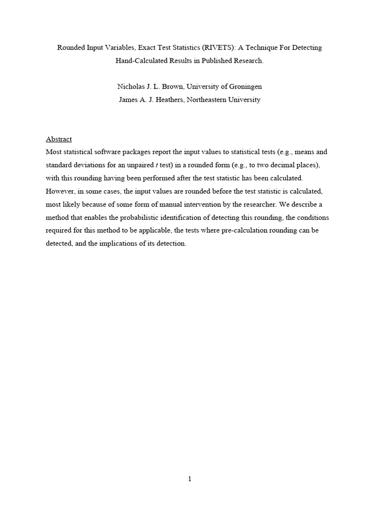 Redondeo | PDF | Statistics | Applied Mathematics