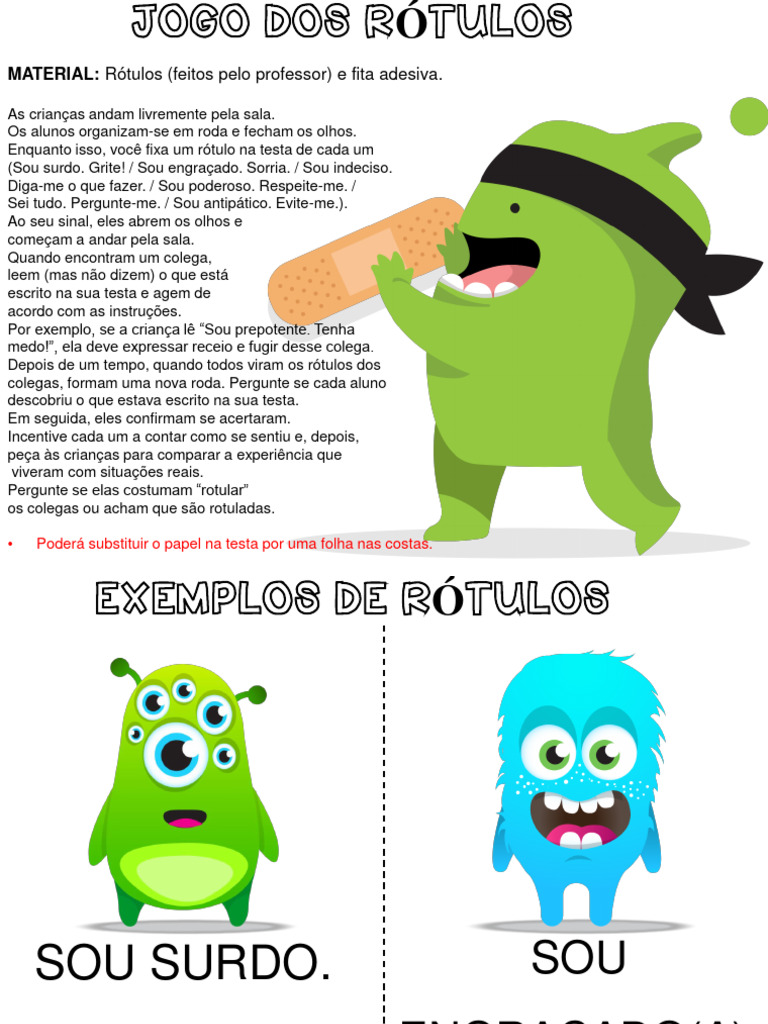 Jogo Dos Rótulos | PDF