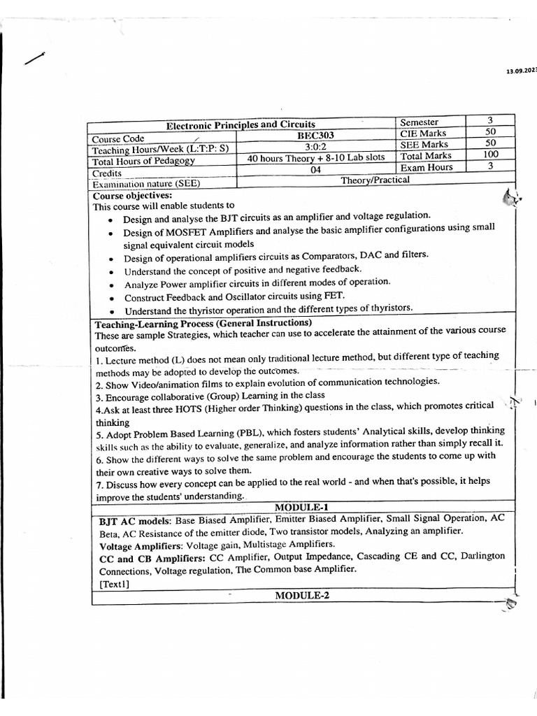 EPC Module - 1 Notes | PDF