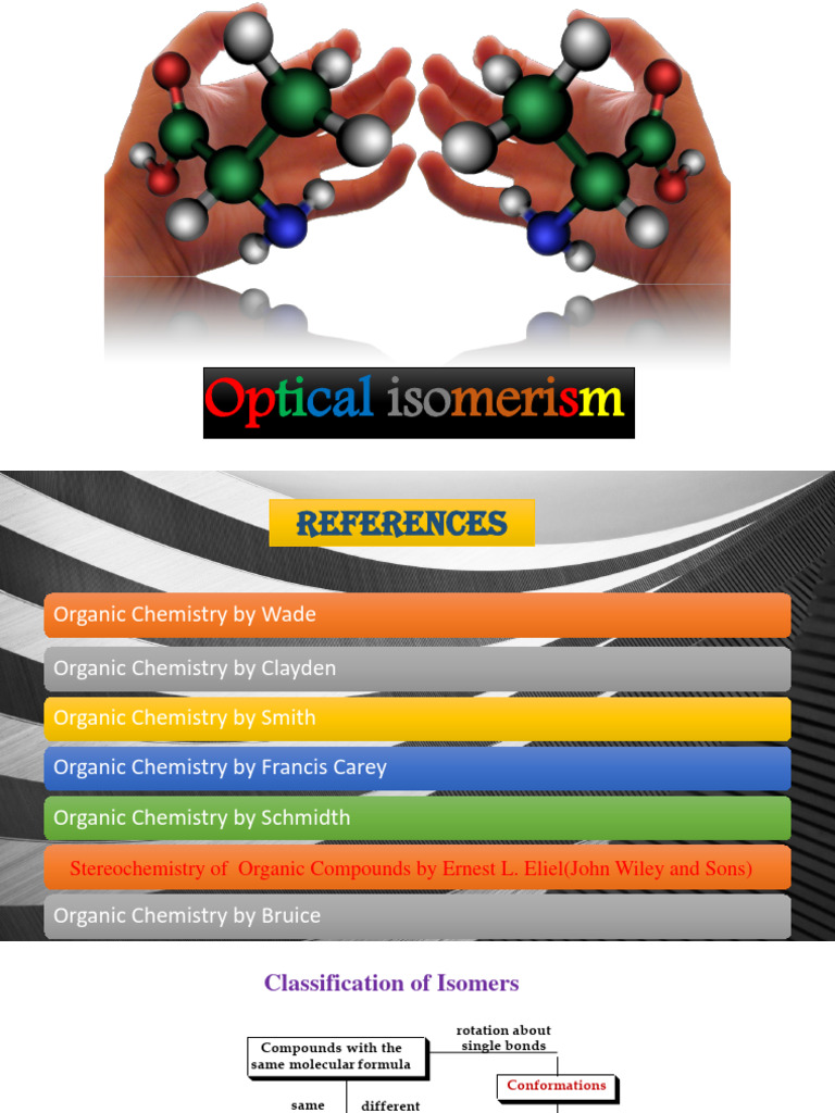 Optical Isomers FINAL 1 | PDF | Chirality (Chemistry) | Isomer