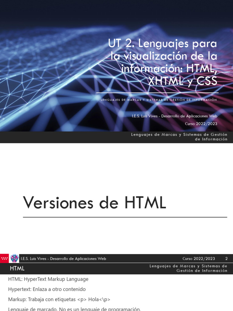 UT 2. HTMLv221129 | PDF | HTML | Red mundial