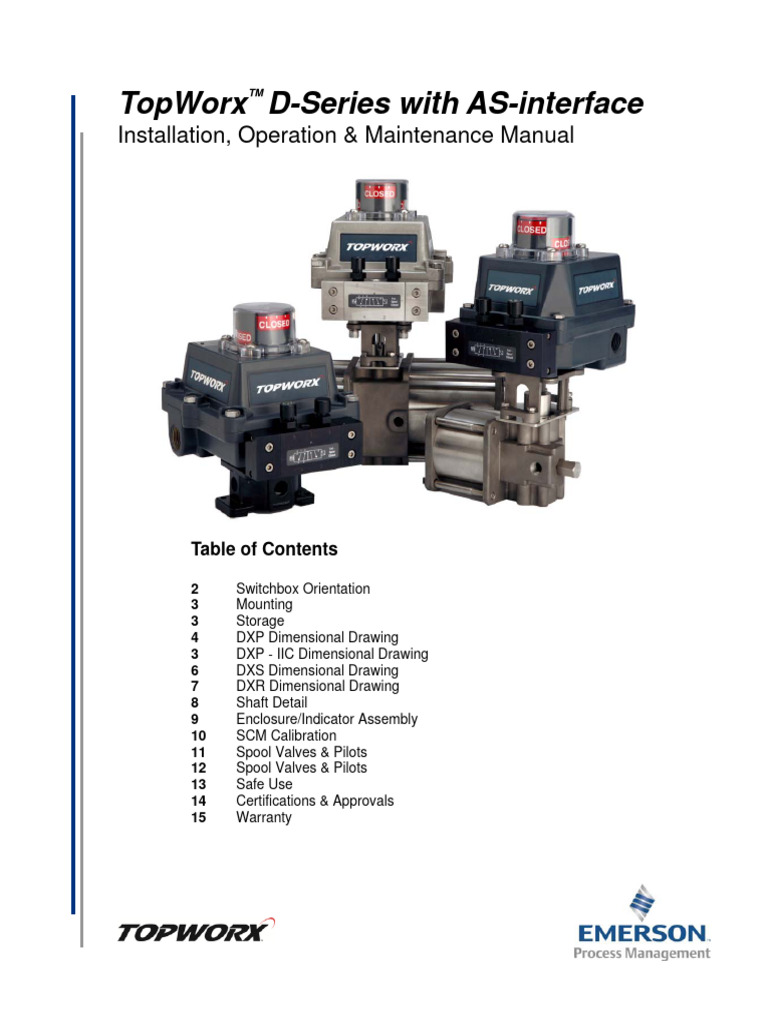 DXP Manual de Instrucciones | PDF | Valve | Screw
