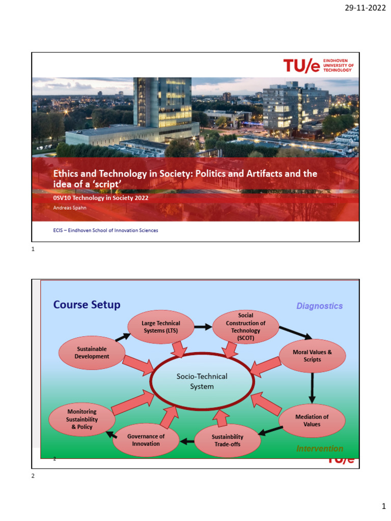 Slides Technology in Society Ethics and Politics Week 3 | PDF ...
