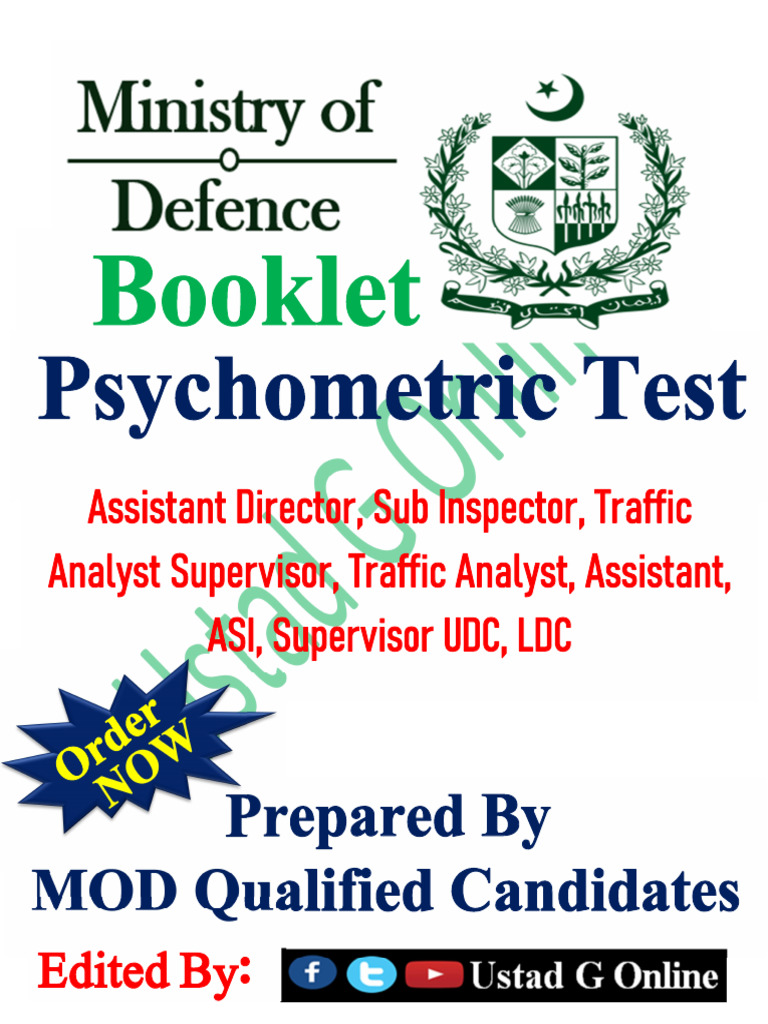Psychometric Test Guide | PDF | Multiple Choice | Critical Thinking
