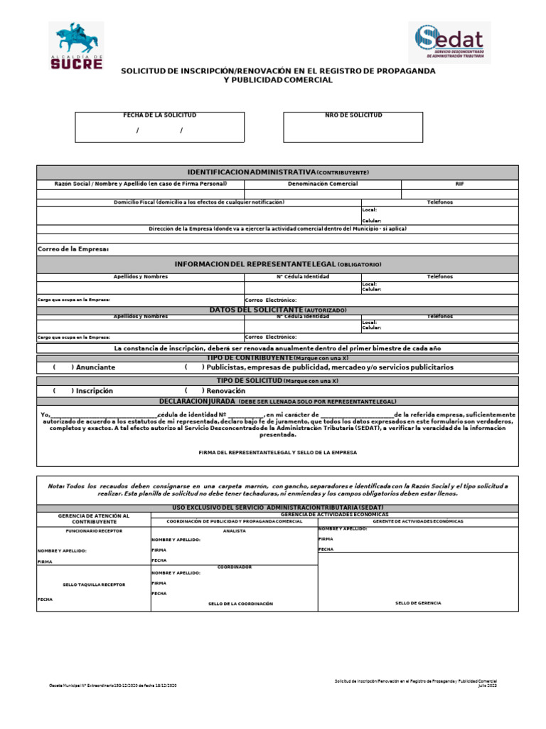 PPC Registro y Renovacion de PPC 2022 | PDF | Publicidad | Impuestos