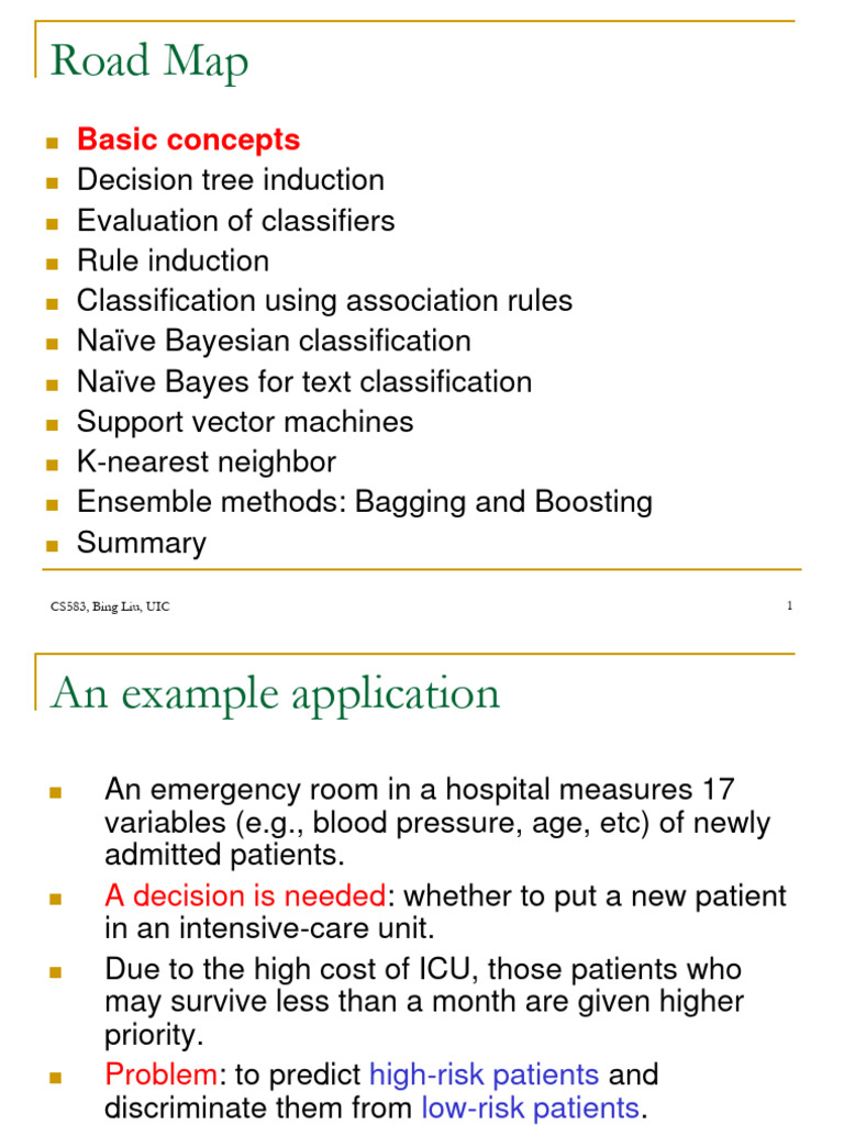 Supervised Learning Compressed | PDF | Receiver Operating Characteristic | Statistical ...