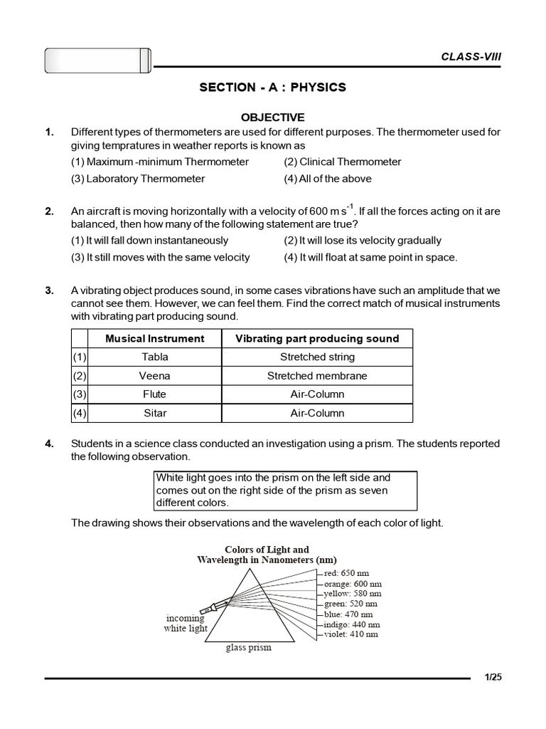 Class 8 Tallentex Sample Paper 2025 | PDF | Hydroxide | Triangle