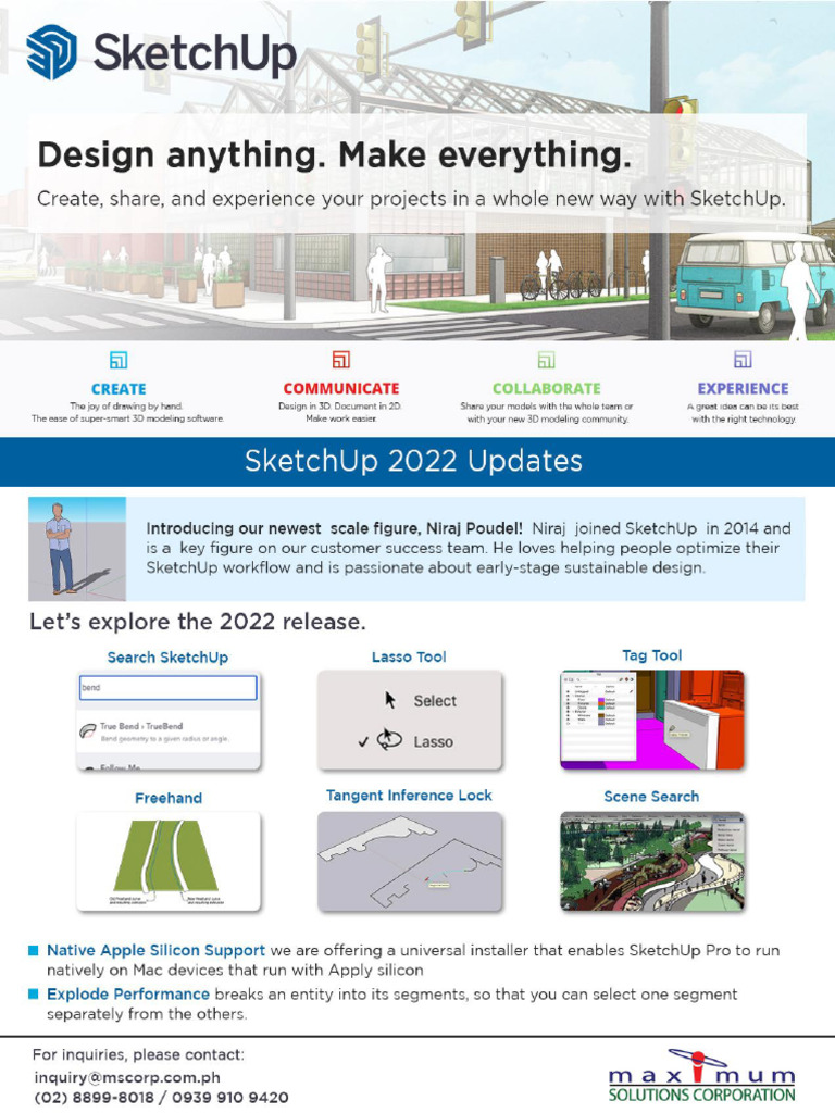 SketchUp Brochure - MSCorp | PDF