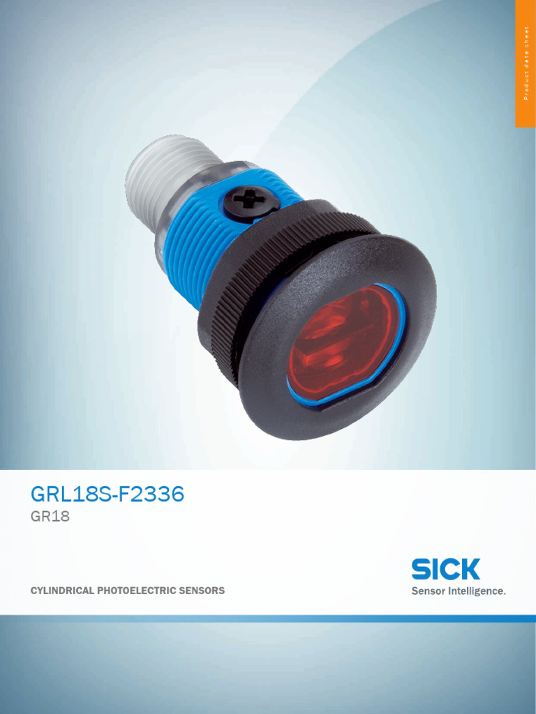 Datasheet GRL18S-F2336 1059533 en | PDF | Photoelectric Effect | Light