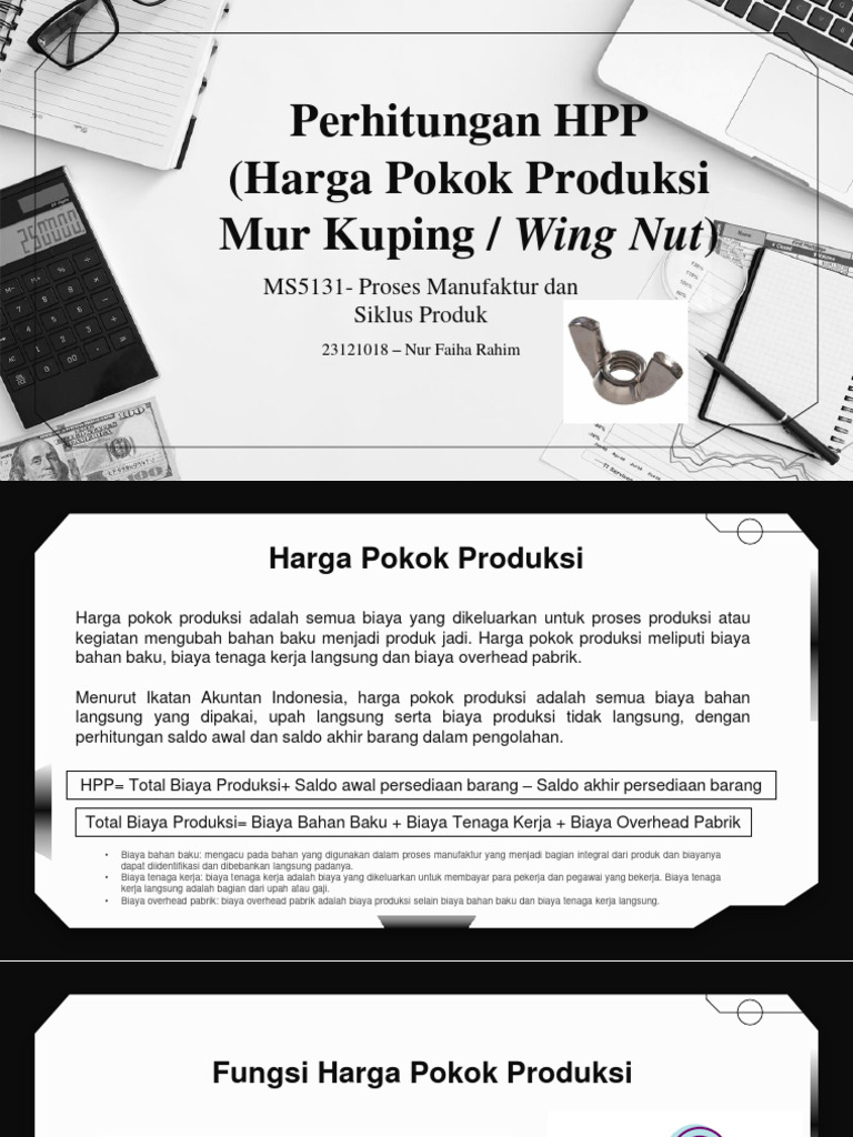Perhitungan HPP | PDF