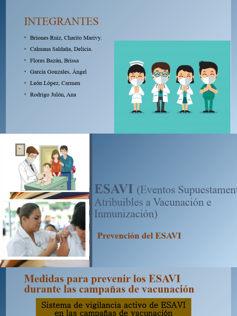 ESAVI | PDF | Vacunas | Especialidades Medicas
