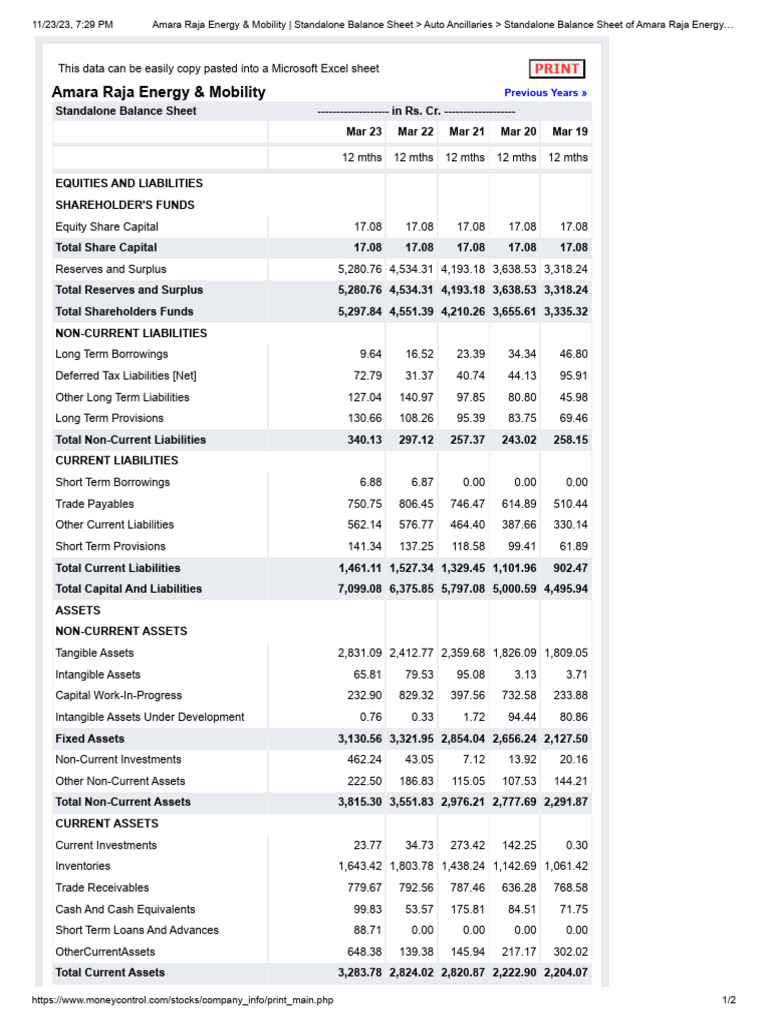 Standalone Bal Sheet | Download Free PDF | Balance Sheet | Equity (Finance)