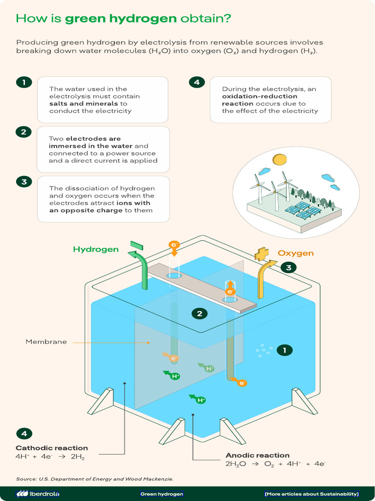 Infographic Green Hydrogen | PDF