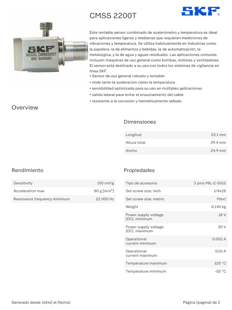 SKF CMSS 2200T specification | PDF | Red mundial | Internet y web