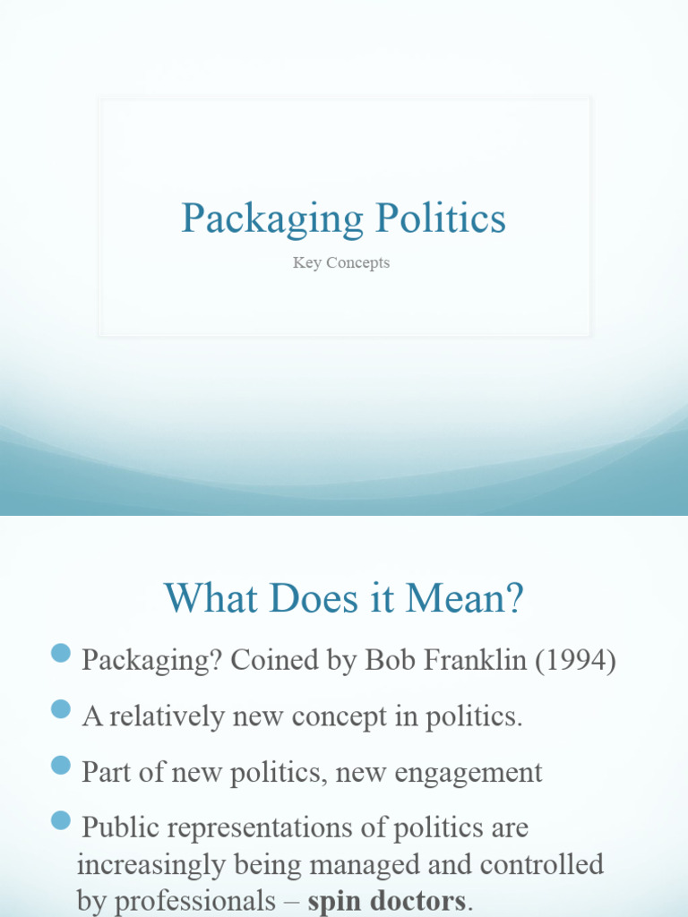 The Impact of Political Packaging | PDF | Advertising | Human Communication