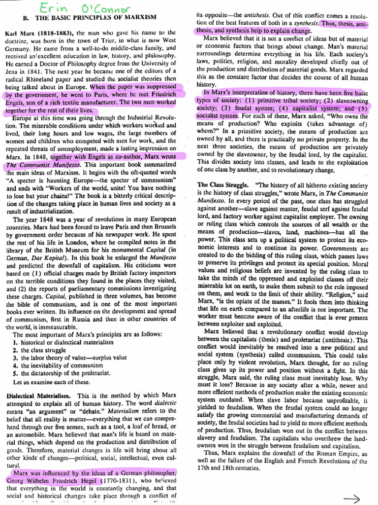 Principles of Marxism | PDF