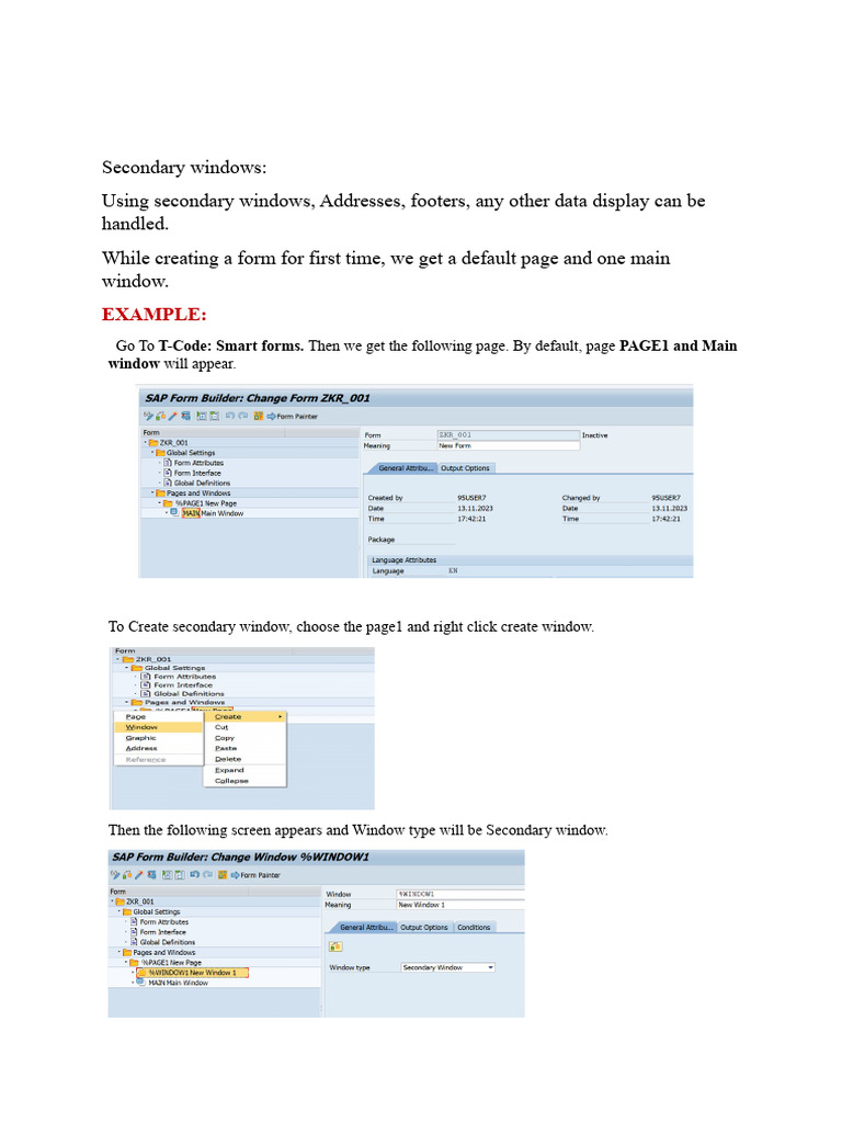 3 - Using Secondary Window | PDF