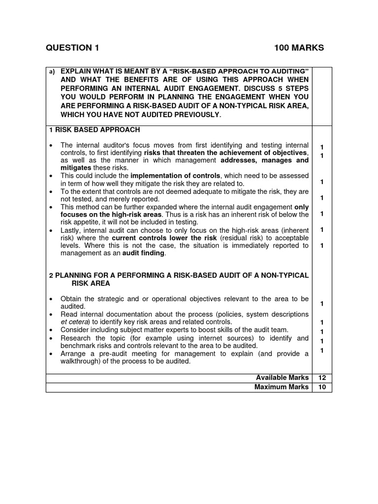 Risk-Based Auditing: Steps and Benefits | PDF | Internal Audit | Audit