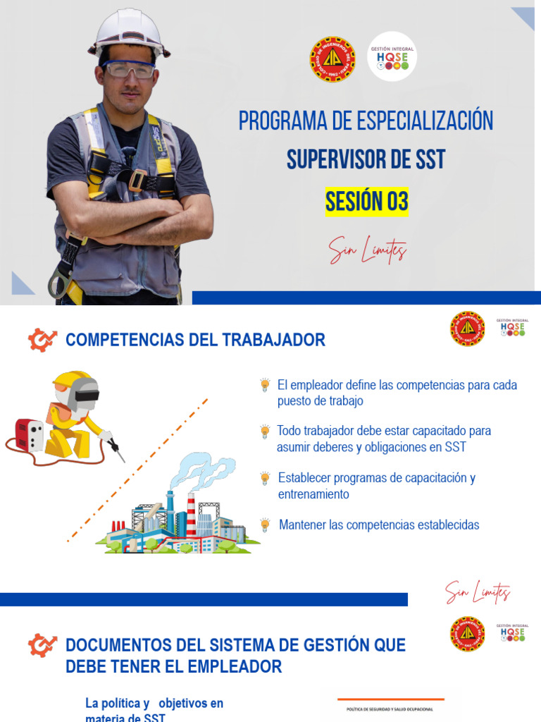 Sesion 03 Supervisor SST | PDF | Negocios | Finanzas y dinero