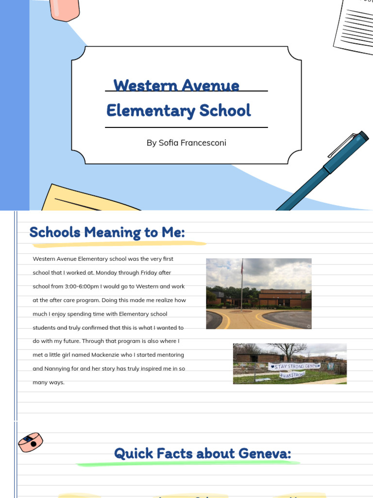 School And Community Analysis Project Pdf Schools Teachers