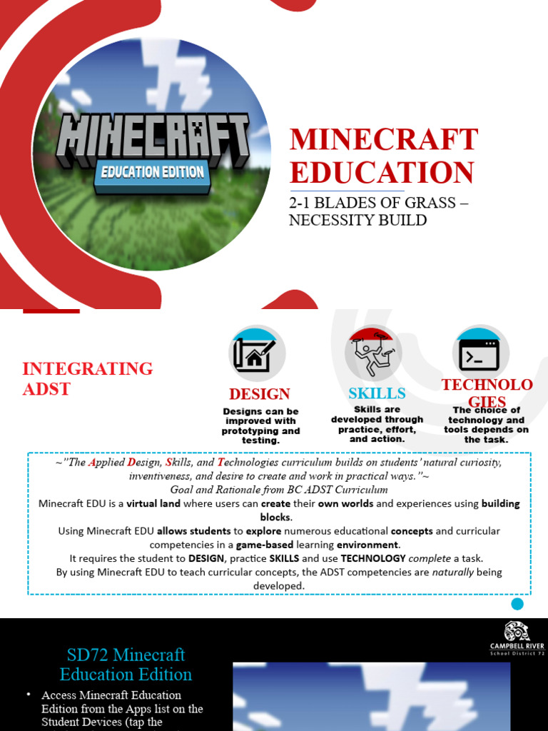 2 1 Minecraft Lessons Community Building.b29de64614 | PDF | Minecraft ...