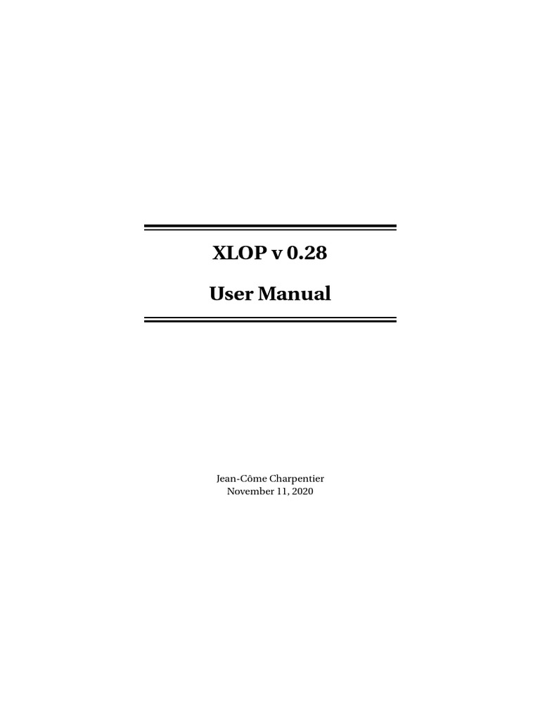 Xlop | PDF | Parameter (Computer Programming) | Division (Mathematics)