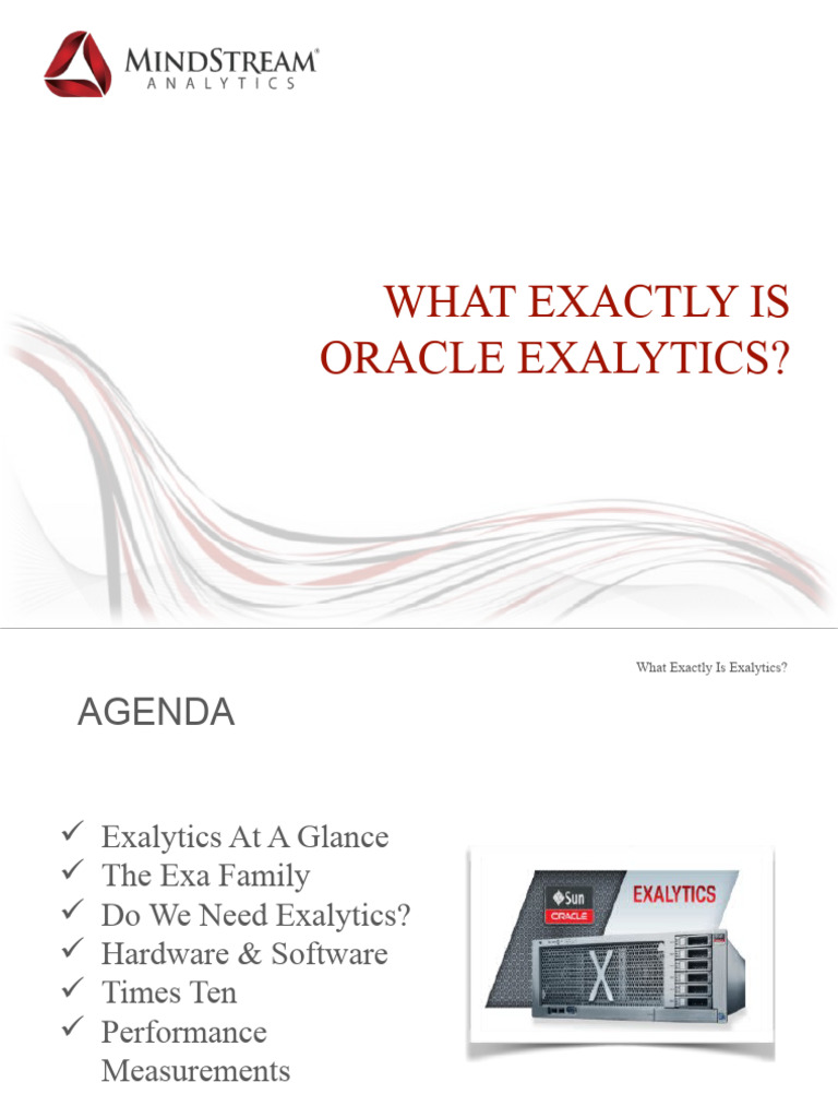 What Exactly Is Exalytics | PDF | Computer Engineering | Computer Hardware