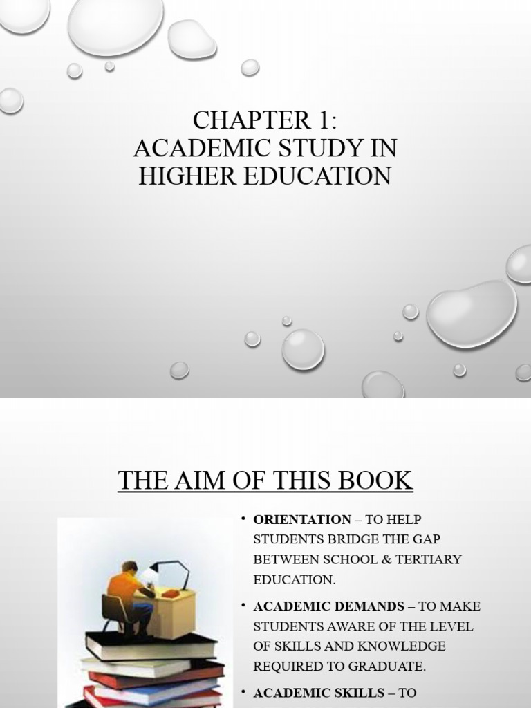 Chapter 1 Academic Study in Higher Education | PDF | Learning | Thought