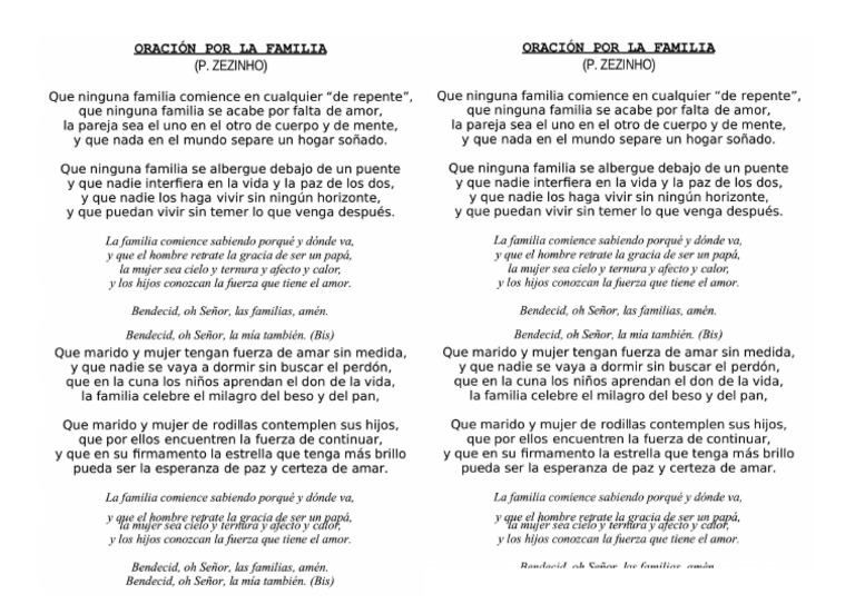 Cancion de La Familia | PDF