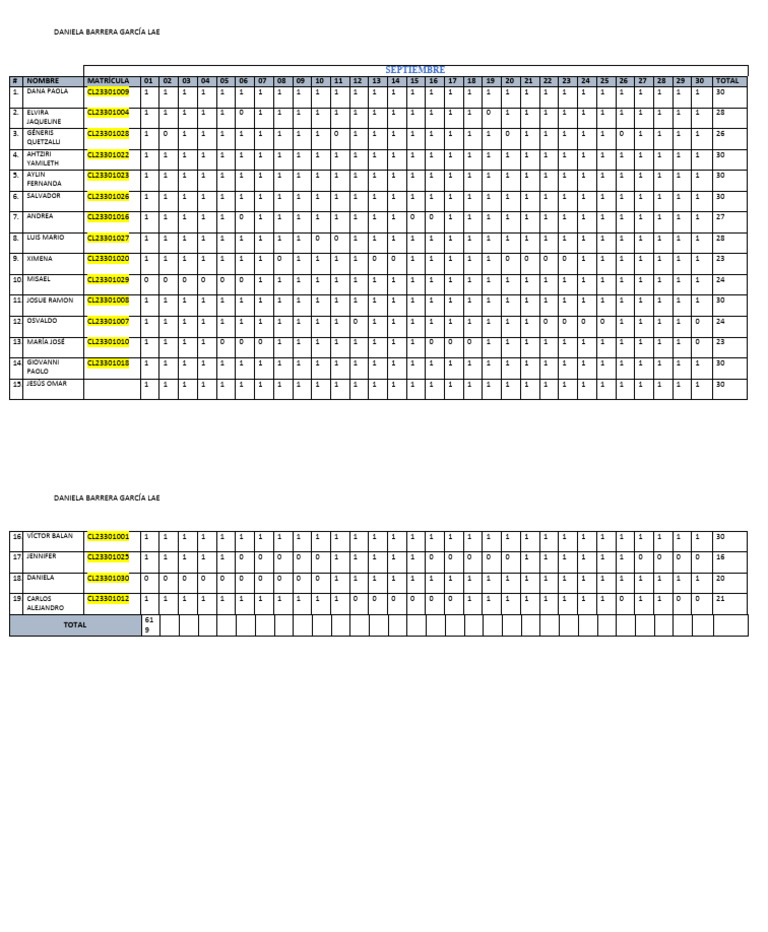 Práctica 19 - Daniela Barrera LAE | PDF
