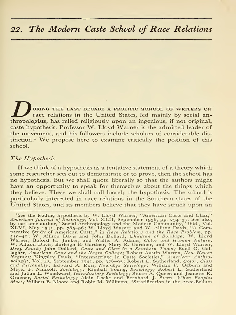The Caste Hypothesis | PDF | Race (Human Categorization) | Caste