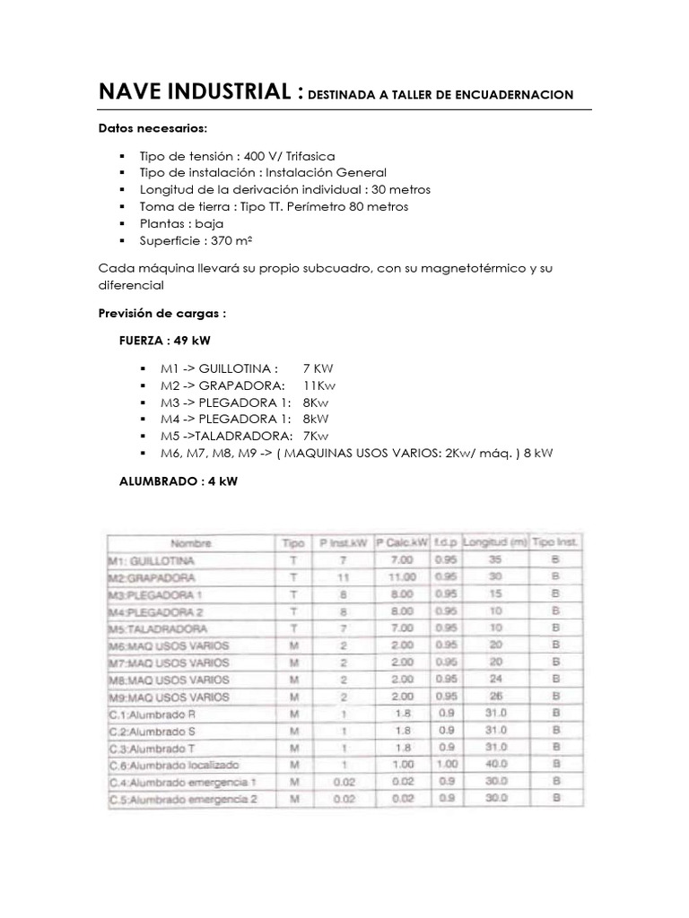Ejercicio Nave Industrial 1 | PDF