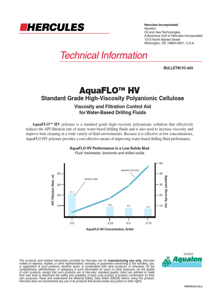 Aquaflo HV - TDS (En) | Download Free PDF | Biodegradation | Applied ...