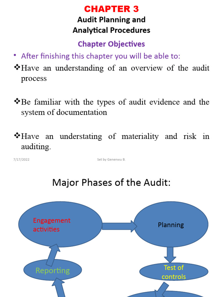 Chapter 3 One Audit Planning | PDF | Audit | Auditor's Report