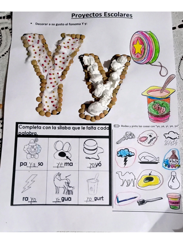 Decorando Fonema Y | PDF