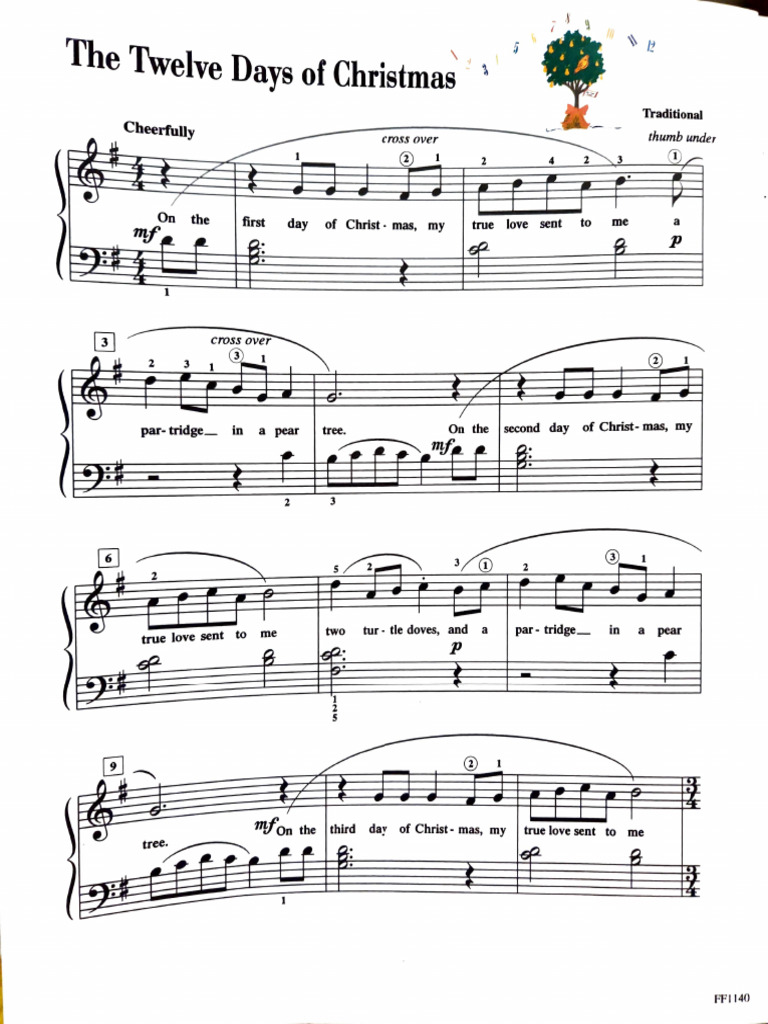 "The Twelve Days of Christmas Lyrics" | PDF | Birds