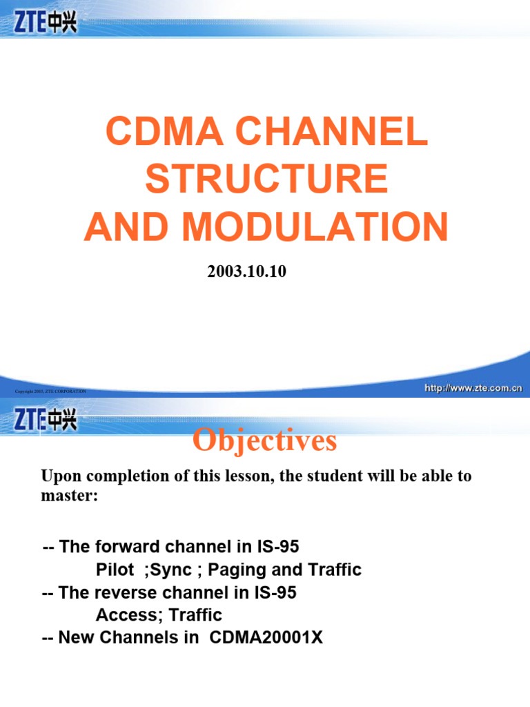 CDMA-Channels STRUCTURE | PDF | Telecommunications | Computer Data
