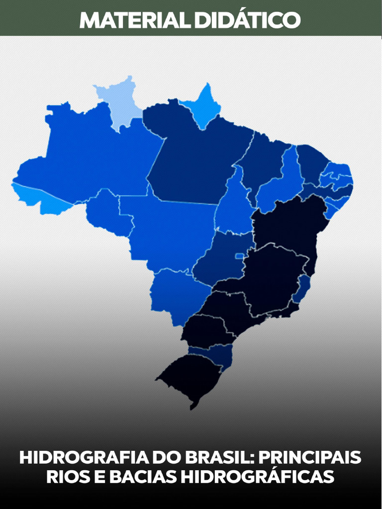 Hidrografia Do Brasil Principais Rios e Bacias Hidrográficas | PDF ...