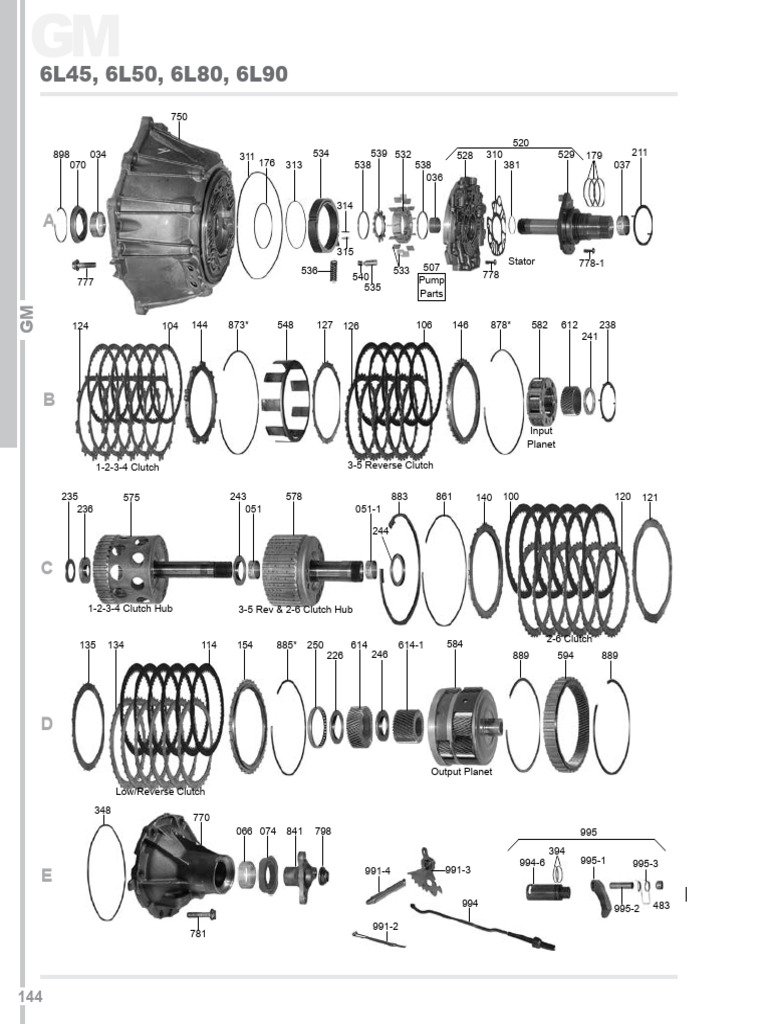 GM 6L45, 6L50, 6L80, 6L90 | PDF