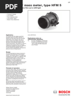 Bosch Maf Sensor System Datasheet | PDF | Electrical Connector | Resistor