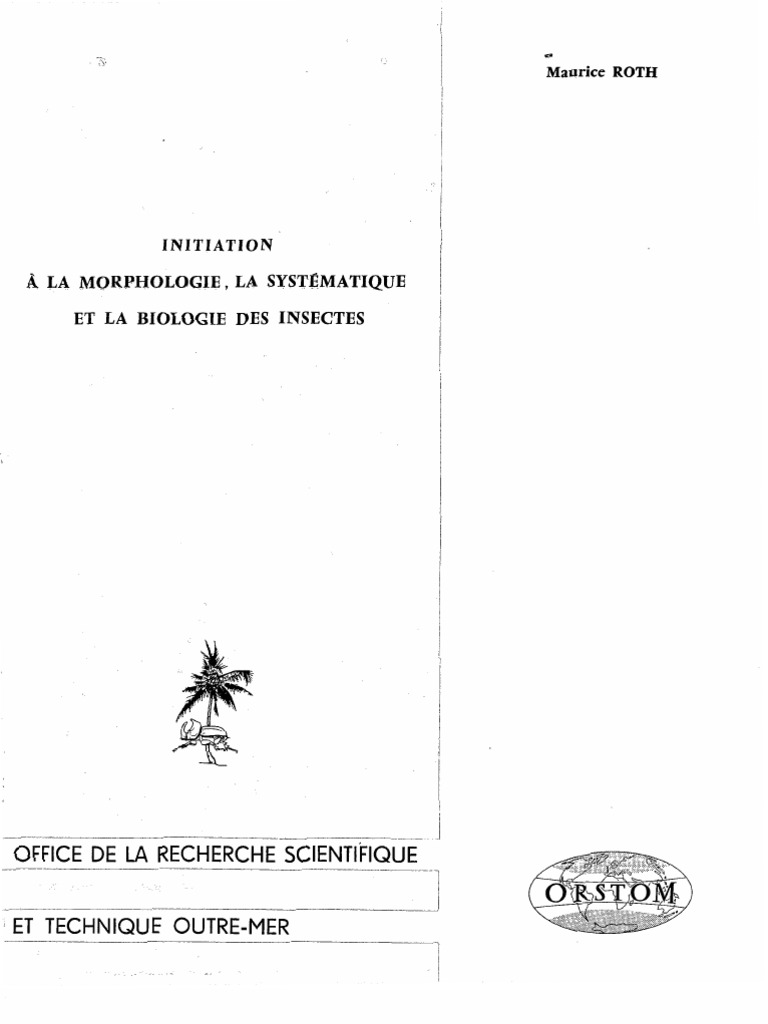Morphologie Biologie Systématique Insectes | PDF