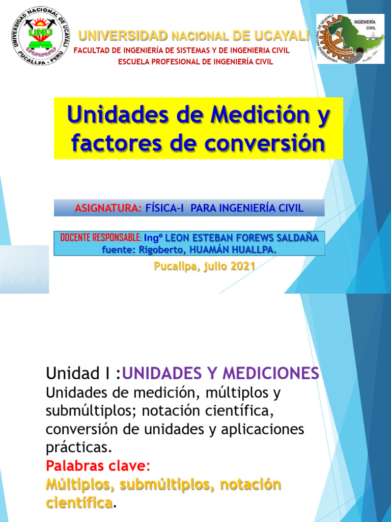 101 Unidades de Medición y Factores de Conversión | Descargar gratis PDF | Pulgada | Sistema ...