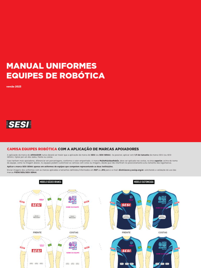 Manual Uniforme Robotica v2023 | PDF | Brasil