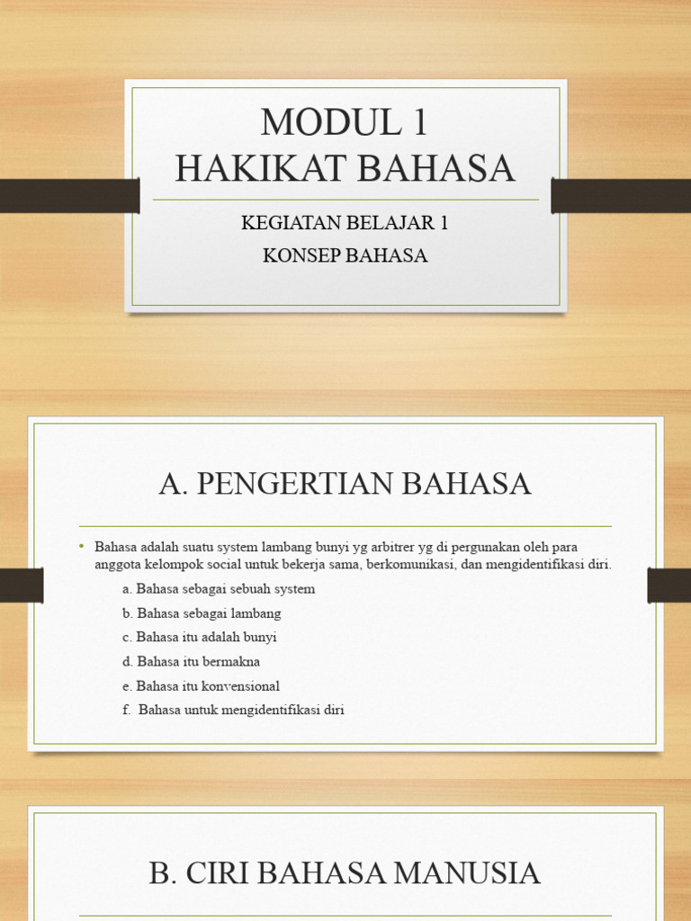 MODUL 123 Bhs Indonesia | PDF