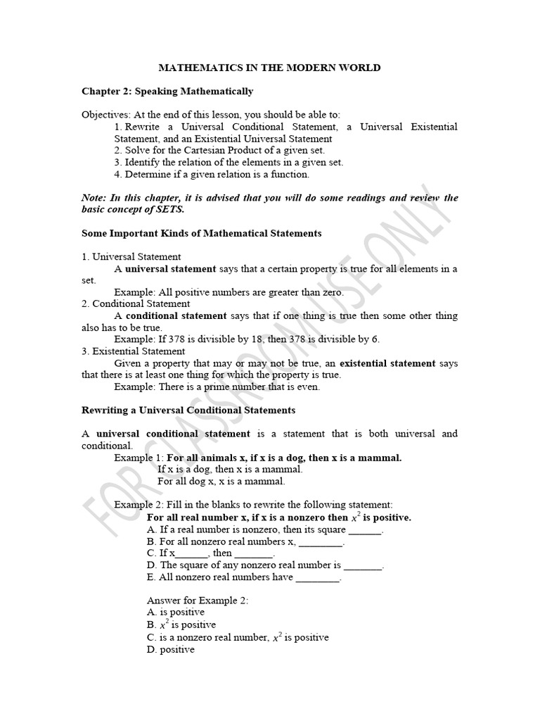 Speaking Mathematically | PDF | Function (Mathematics) | Real Number