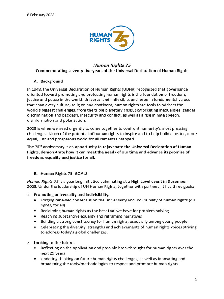 Human Rights Road Map | PDF | Human Rights | Justice