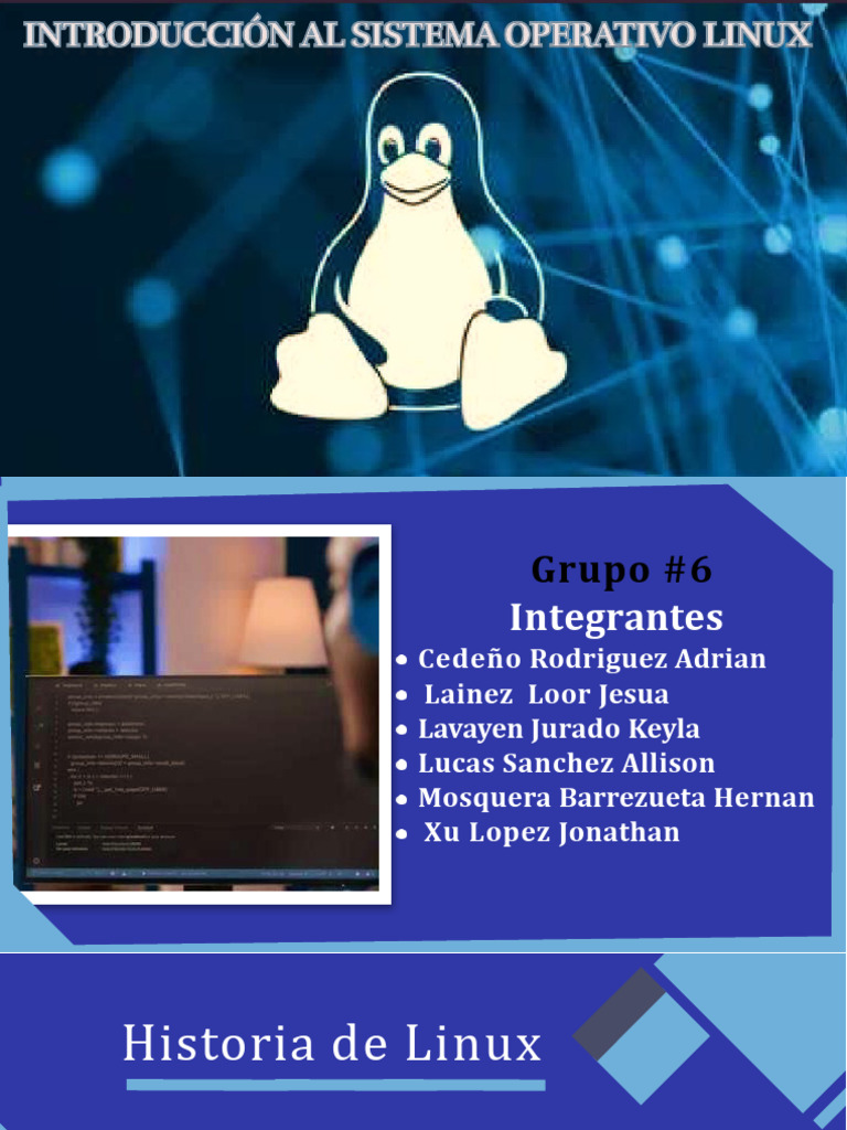 SISTEMAS OPERATIVOS Introduccion a Linux Exposicion | PDF ...