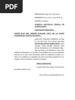 Modelo de Escrito Devolucion de Notificacion | PDF | Demanda judicial | Justicia