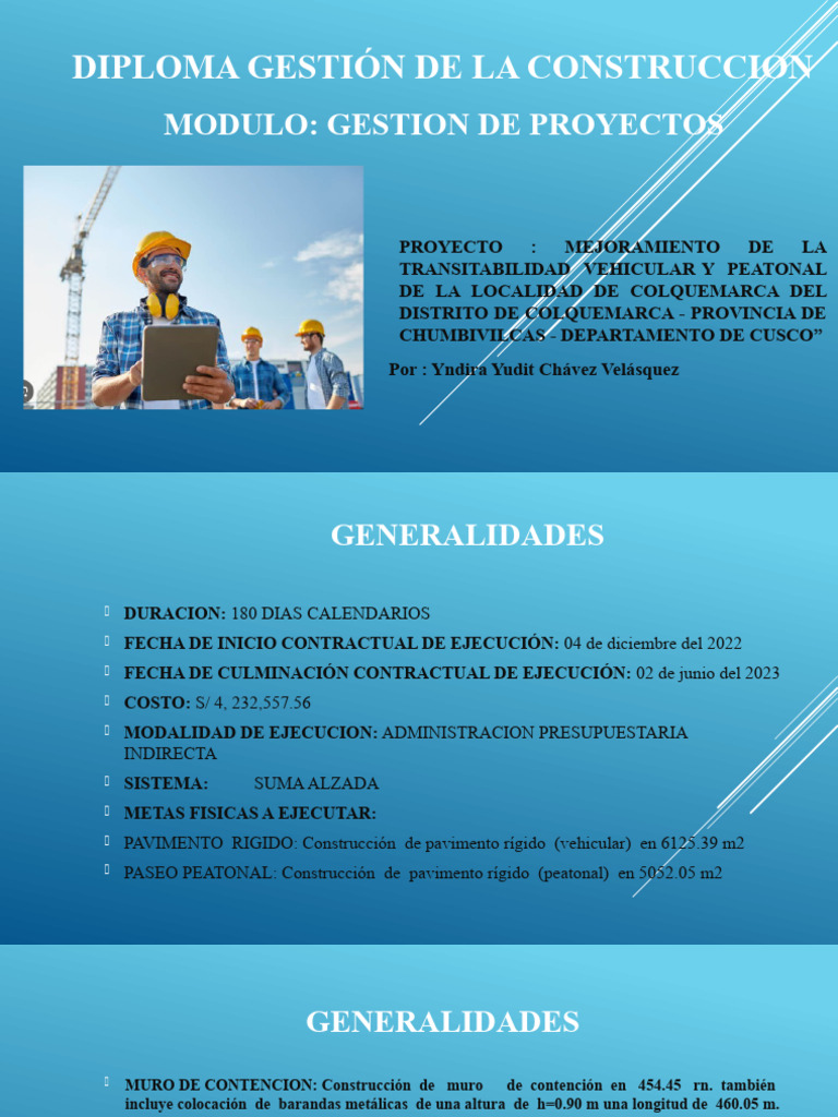 Gestion de La Construccion - Analisis Trasitabilidad - MV - PIMB | PDF