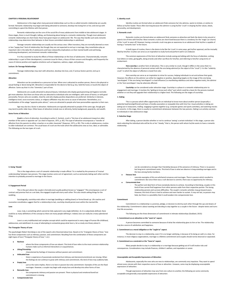PERDEV | PDF | Love | Adolescence